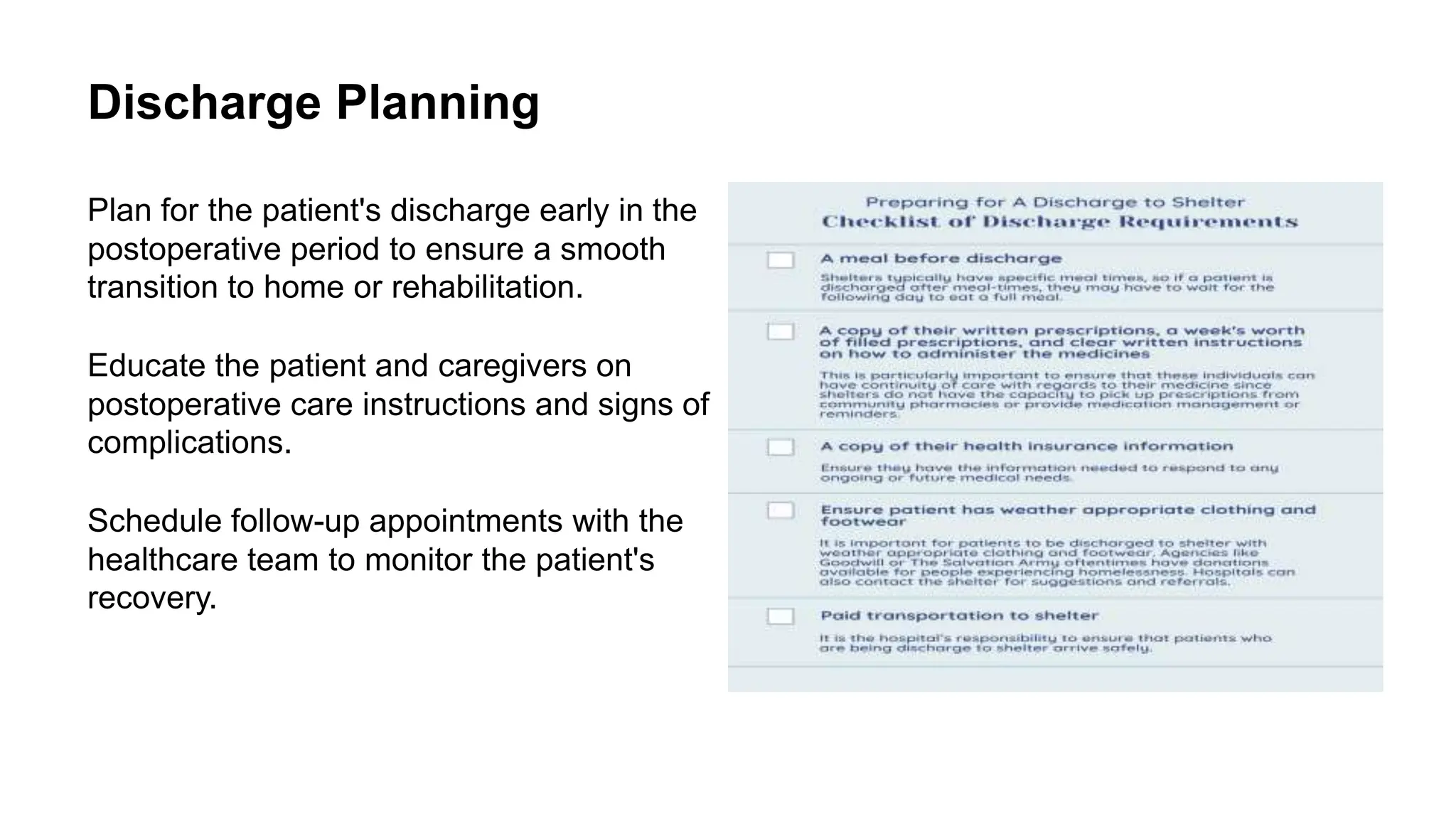 Observation Of The Patient In The Postoperative Period_ A) After ...