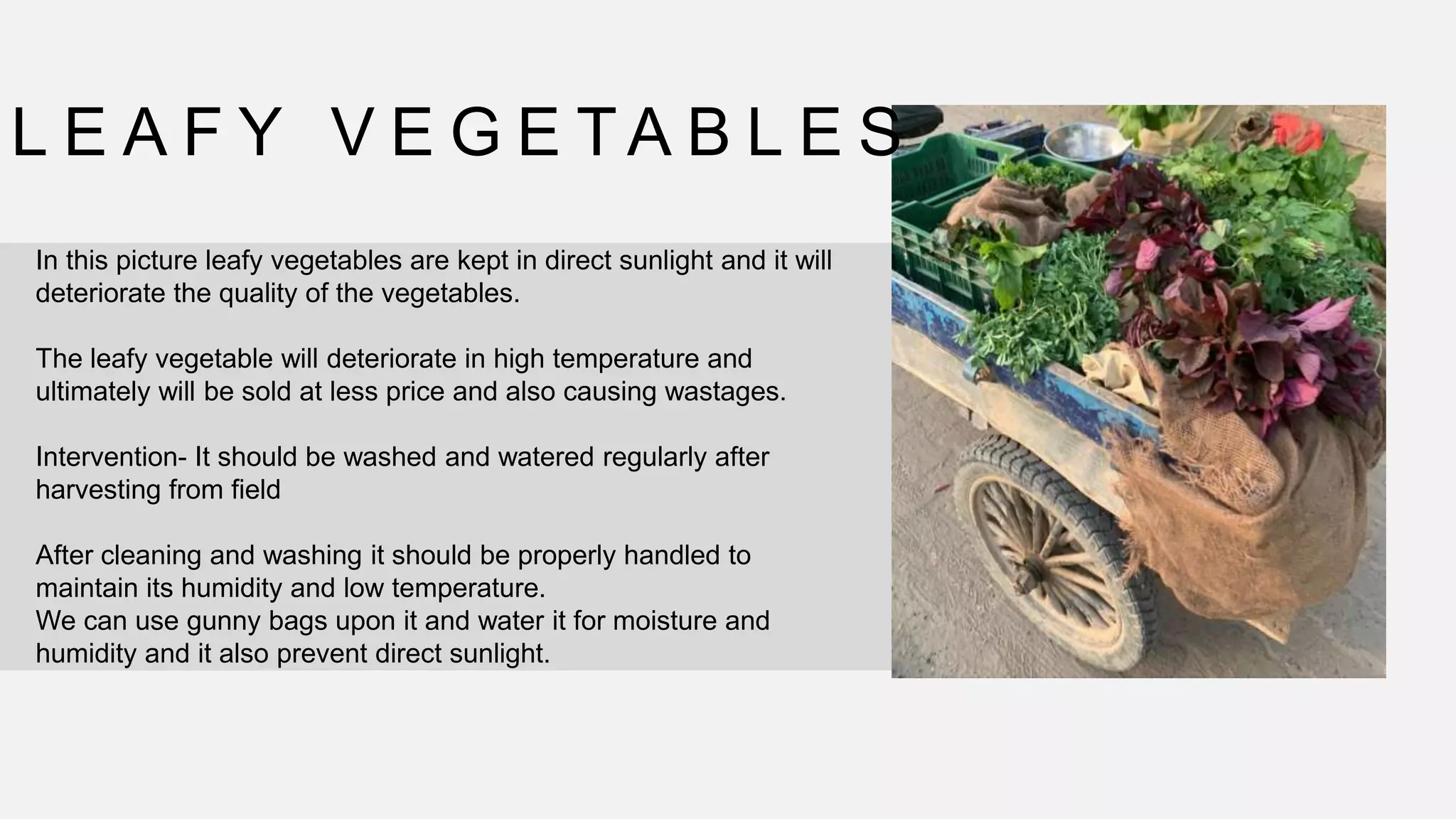 OBSERVATION ON THE PACKAGING AND HANDLING OF FRUITS AND VEGETABLE IN ...