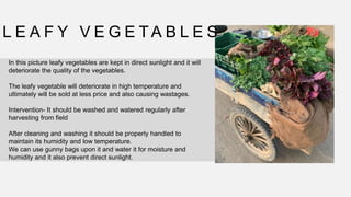 OBSERVATION ON THE PACKAGING AND HANDLING OF FRUITS AND VEGETABLE IN ...