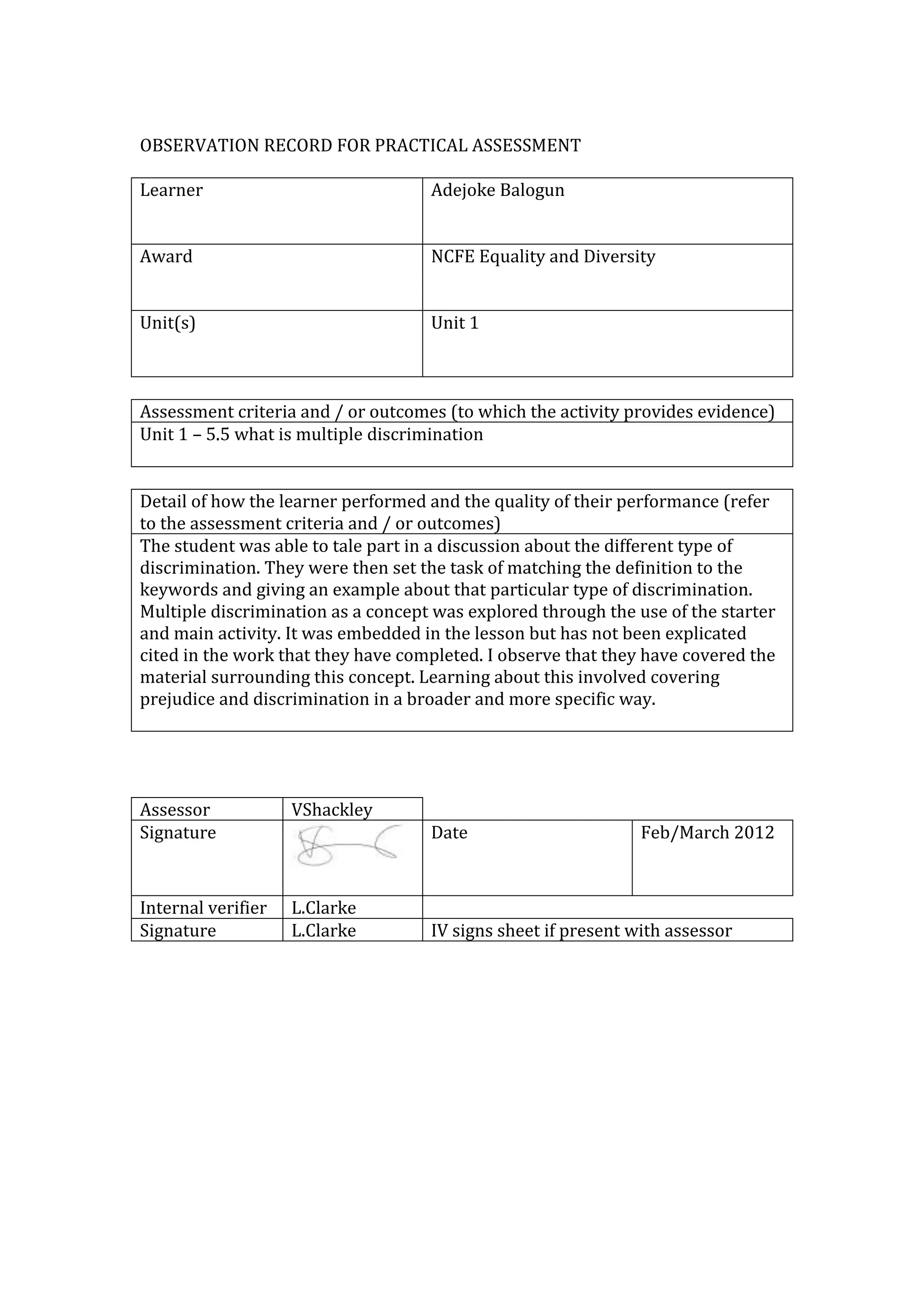 Observation record | PDF