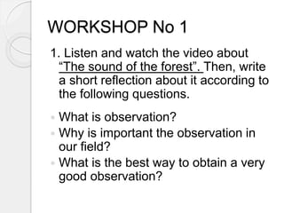 Observation & Research Problems | PPT