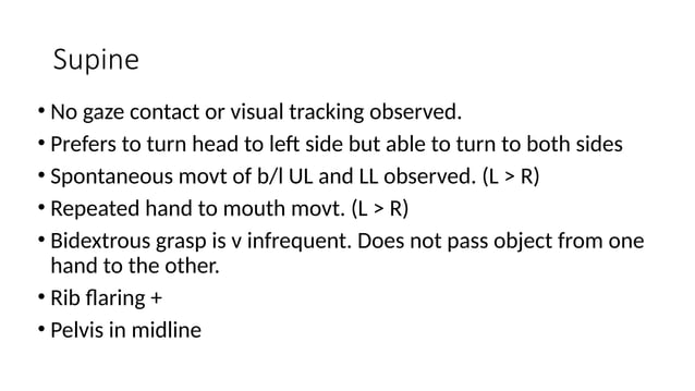 Observations of a pediatric case presentation | PPTX