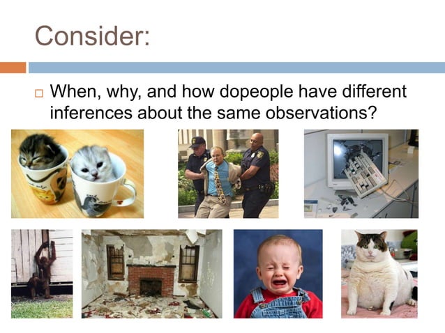 Observations and Inferences | PPT