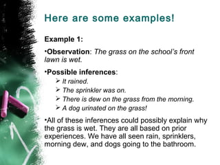 3_Observations and Inferences | PPT