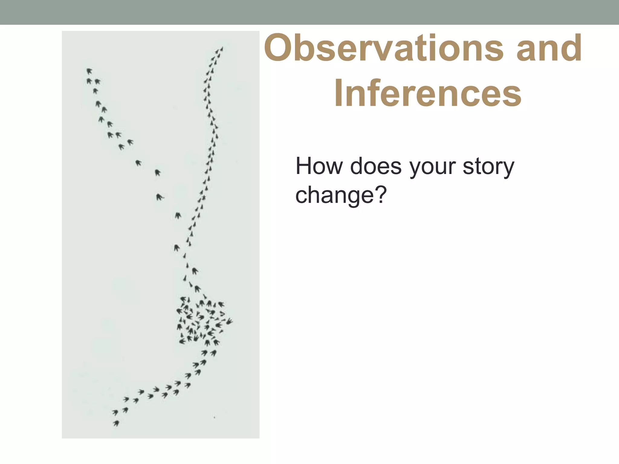 Observations and inferences with scale | PPTX