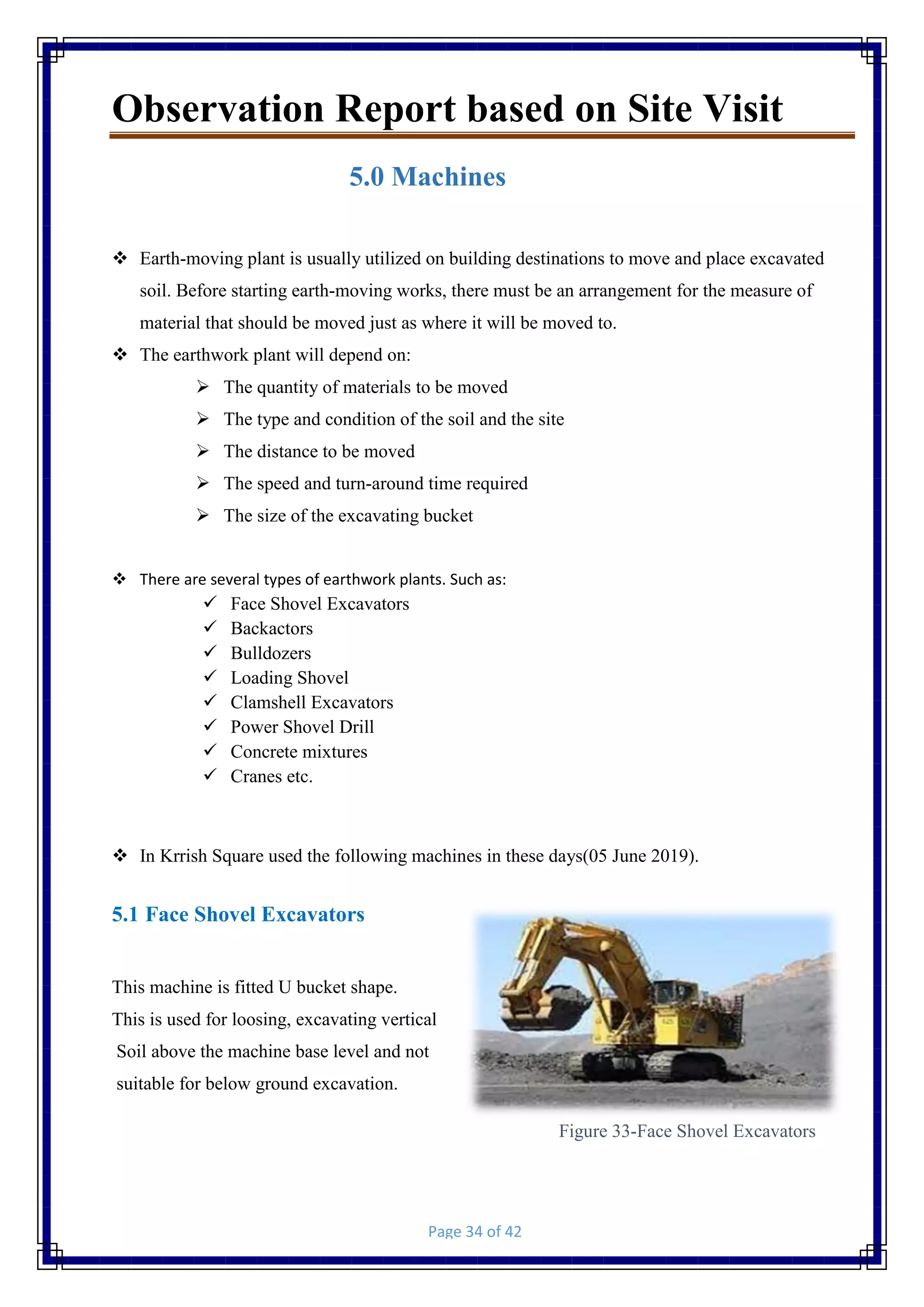 Observation site report | PDF