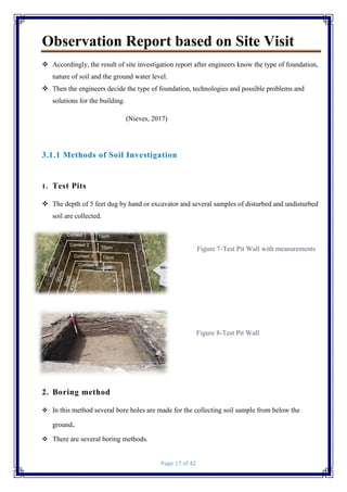 Observation site report | PDF