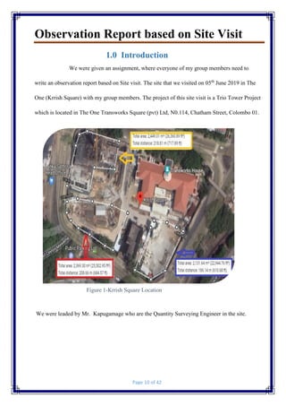 Observation site report | PDF