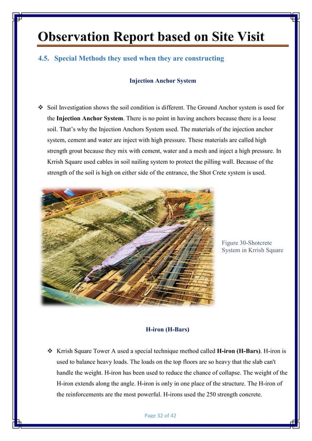 Observation site report | PDF