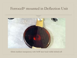 Light, Magnetism and a Ferrocell | PPT