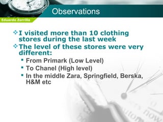 Observation stores | PPT