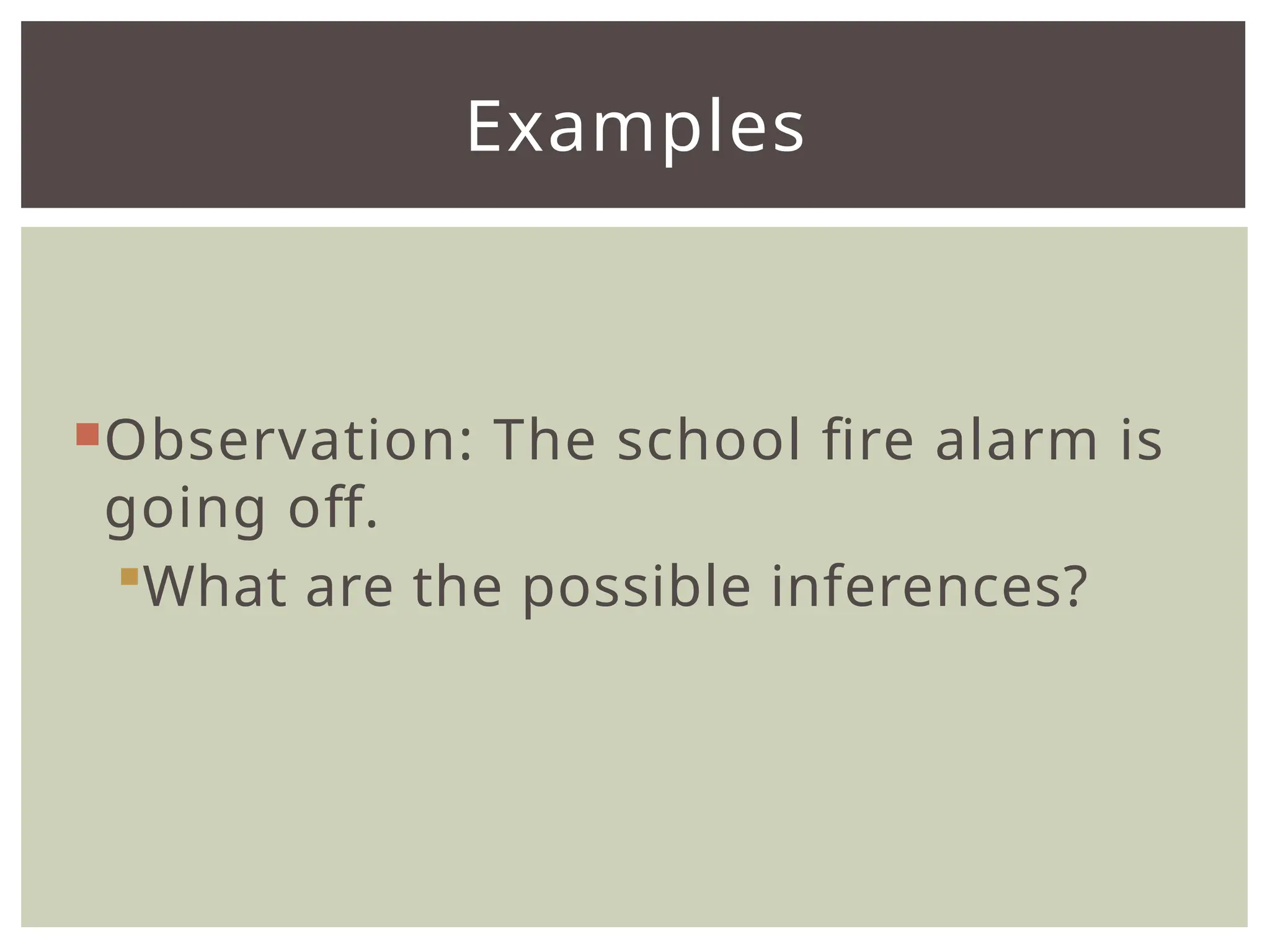 Observations vs Inference ppt grade seven | PPTX