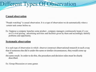 Observationtech | PPT