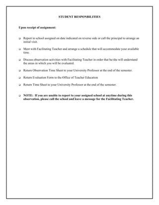 Observationtimesheet | PDF