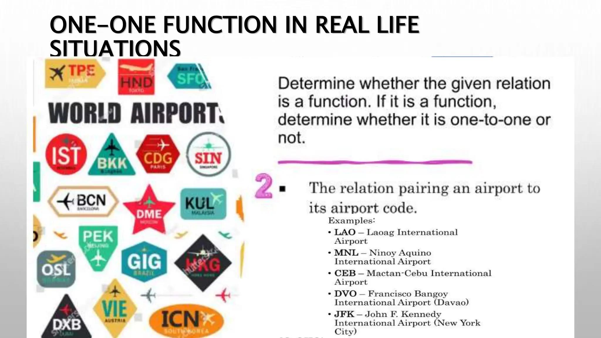 One to One Function (General Mathematics) | PPTX
