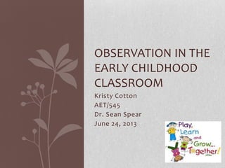 Observation tutorial[1] | PPTX