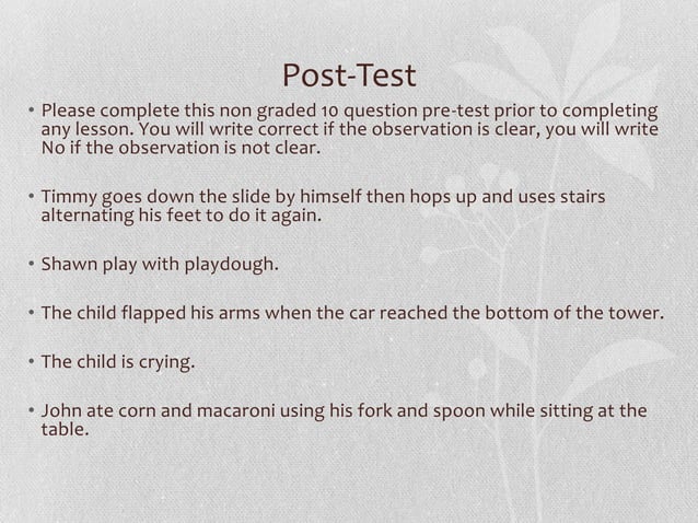 Observation tutorial[1] | PPT