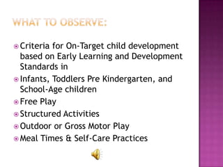 Observation Tutorial | PPSX