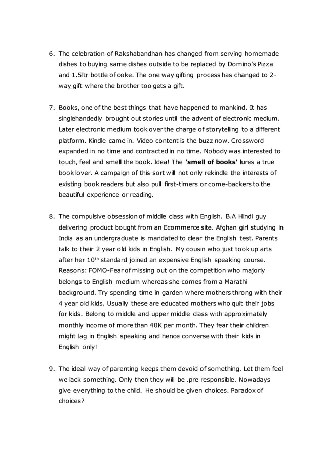 Observation | Stories | Ideas Week 2 | PDF