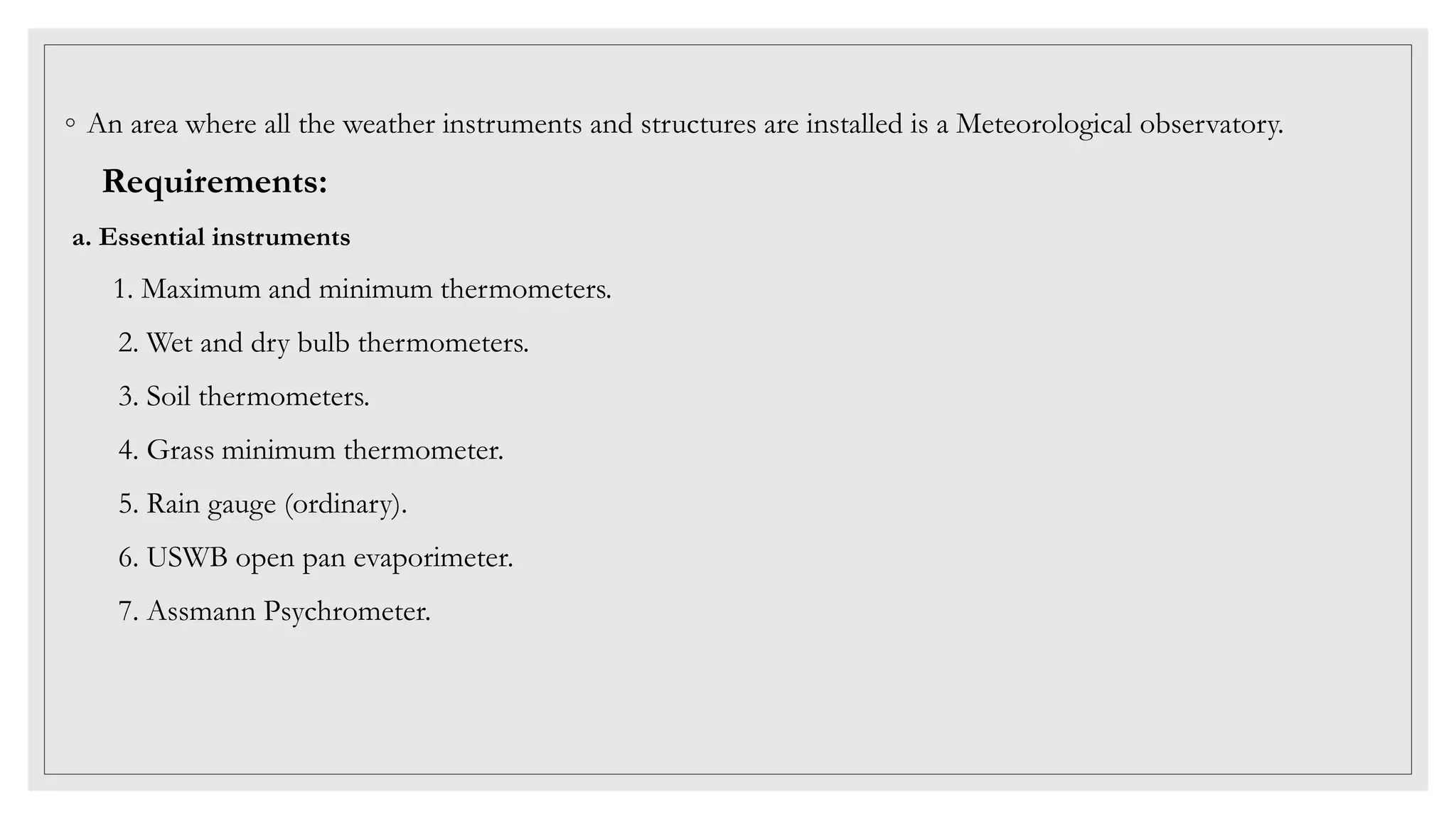 Agromet Observatory | PPTX
