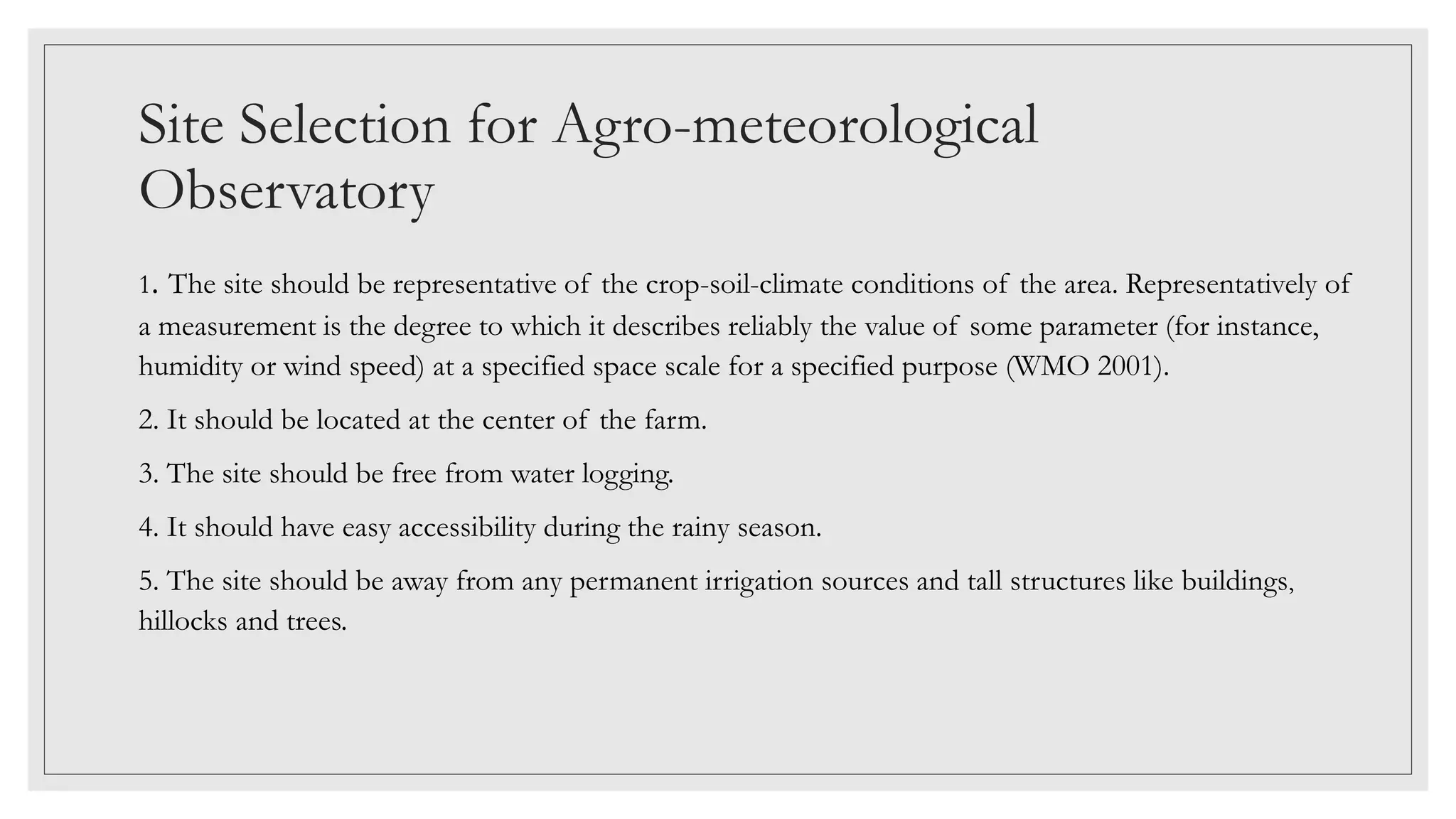 Agromet Observatory | PPTX