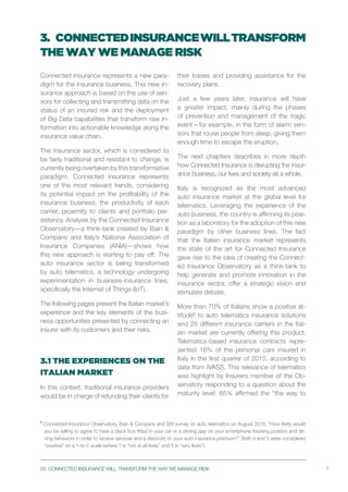 Connected and Sustainable Insurance | PDF
