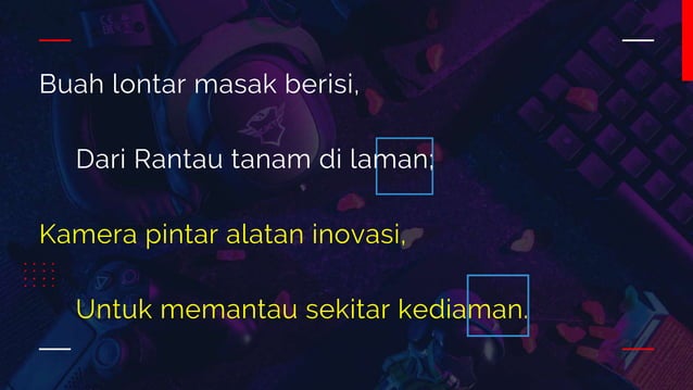 pengajaran pantun dalam PDPC bahasa melayu tahun 3 | PPTX
