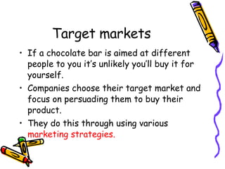 marketing/advertising chocolate | PPT