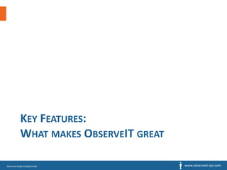 ObserveIT Remote Access Monitoring Software - Corporate Presentation | PPTX