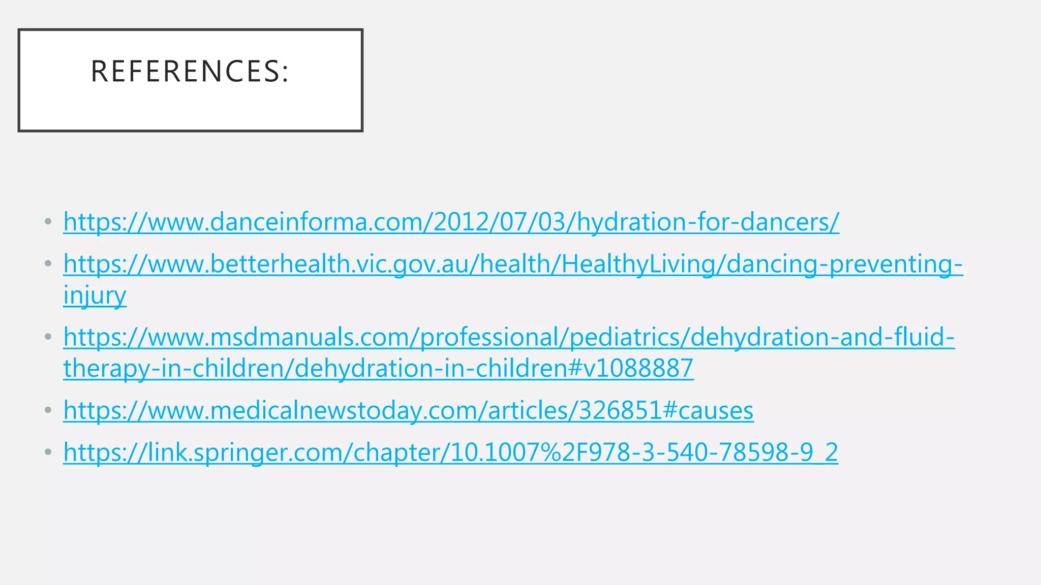 Observe personal safety protocol in dancing to avoid dehydration ...