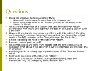 Observer Pattern Khali Young 2006 Aug | PPT