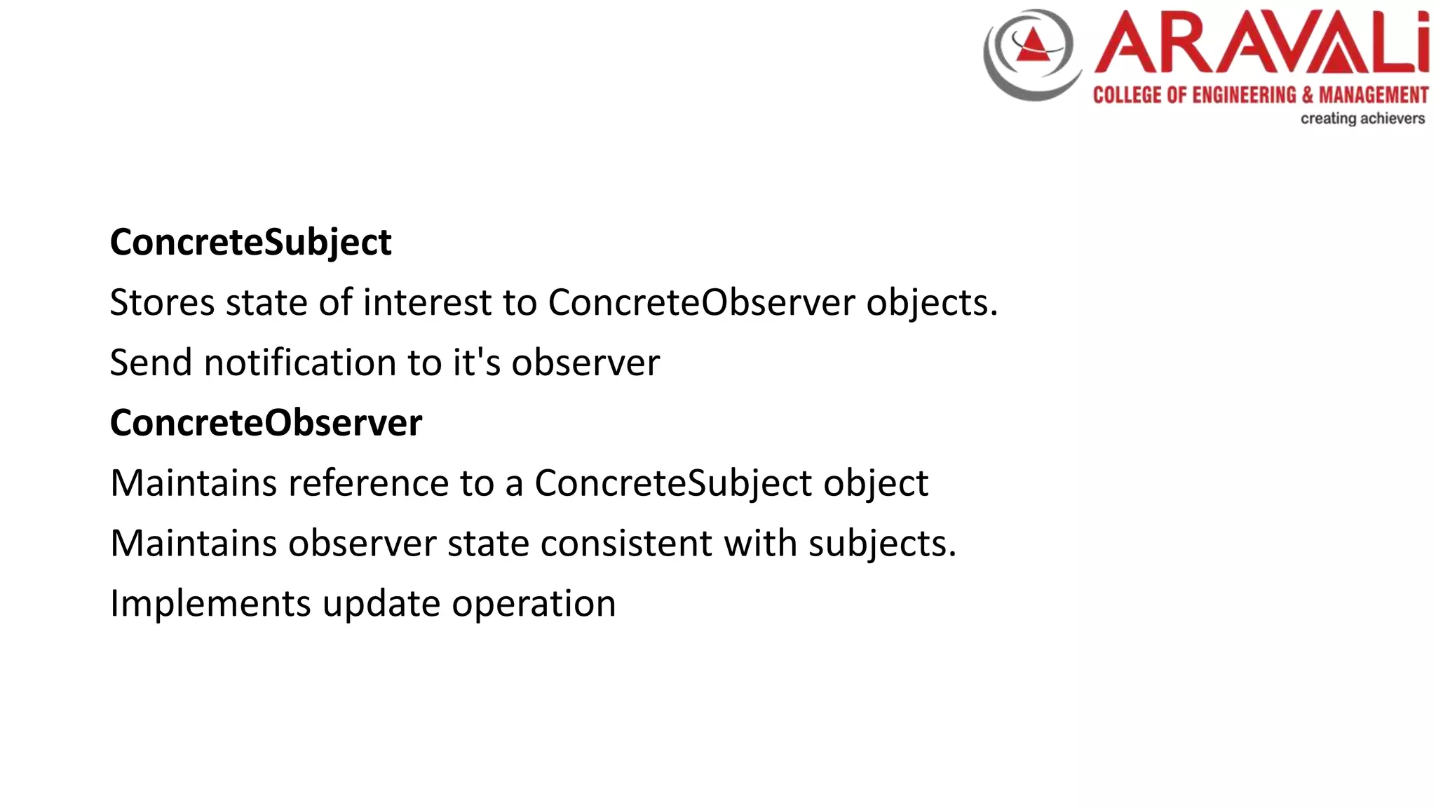 Observer pattern | PPTX