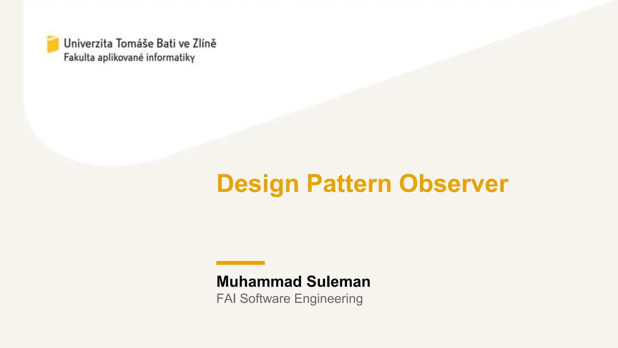 Observer Design Pattern to Observe Something | PPTX
