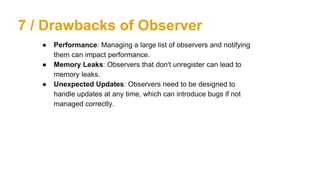 Observer Design Pattern to Observe Something | PPT