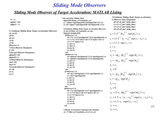 Sliding Mode Observers | PPT