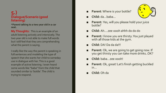 Observing and reflecting listening | PPT