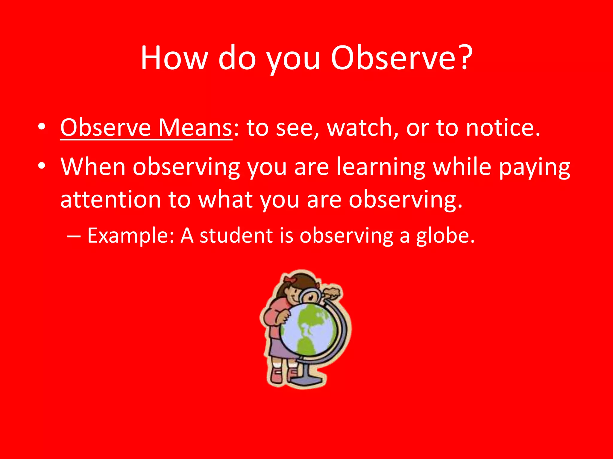 Observing differences | PPTX
