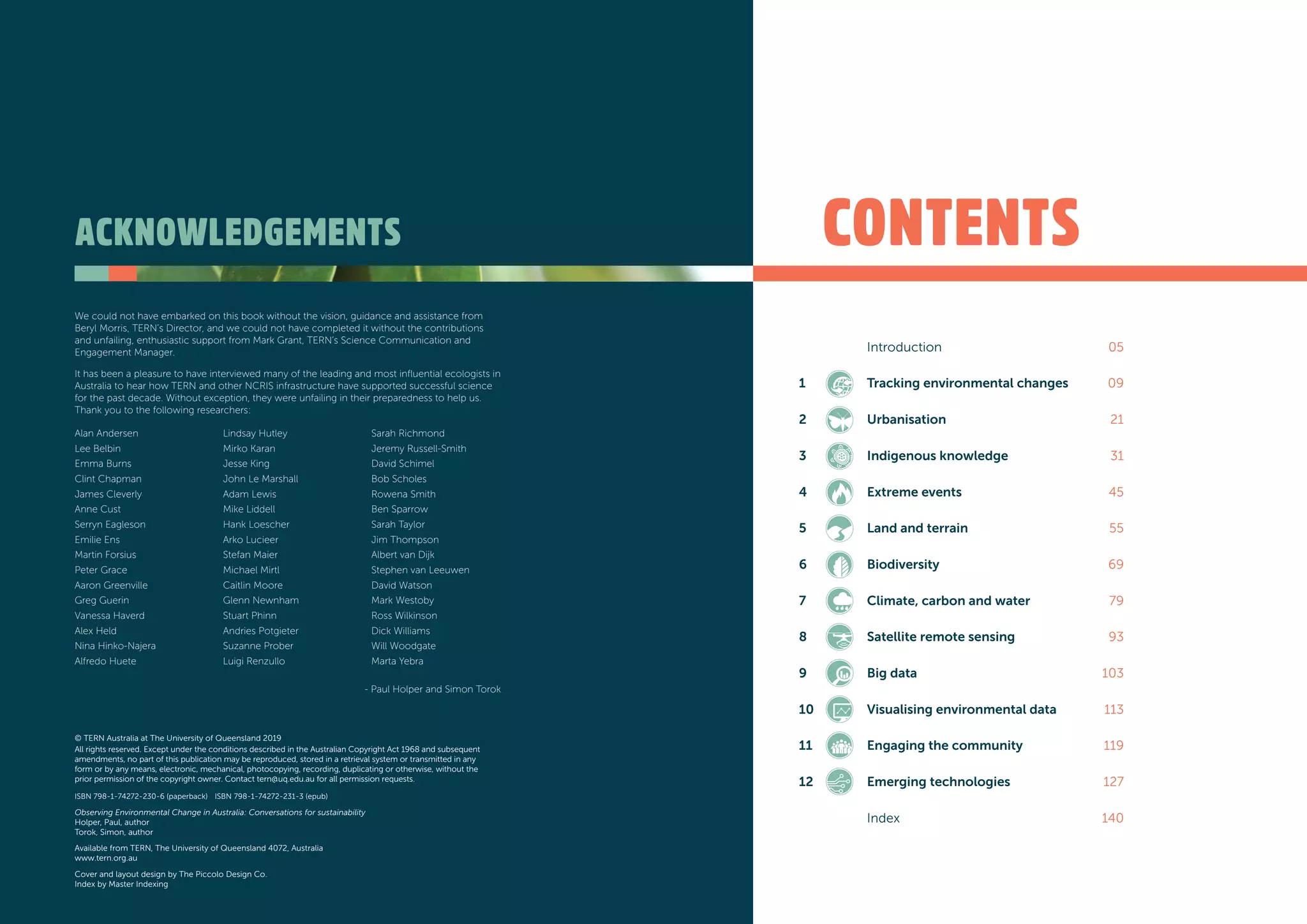 Observing Environmental Change in Australia: Conversations for ...
