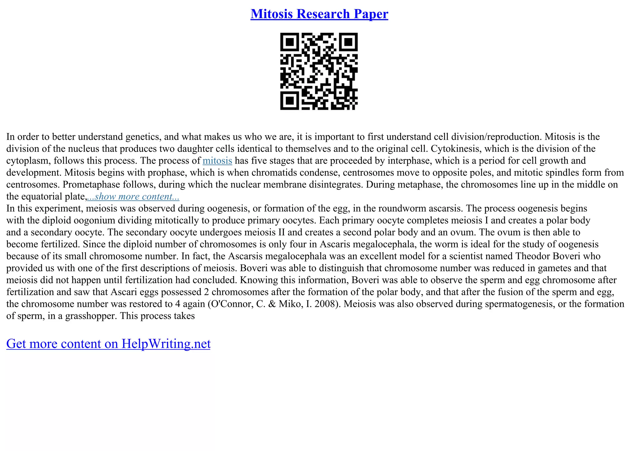 Observing Mitosis | PPT