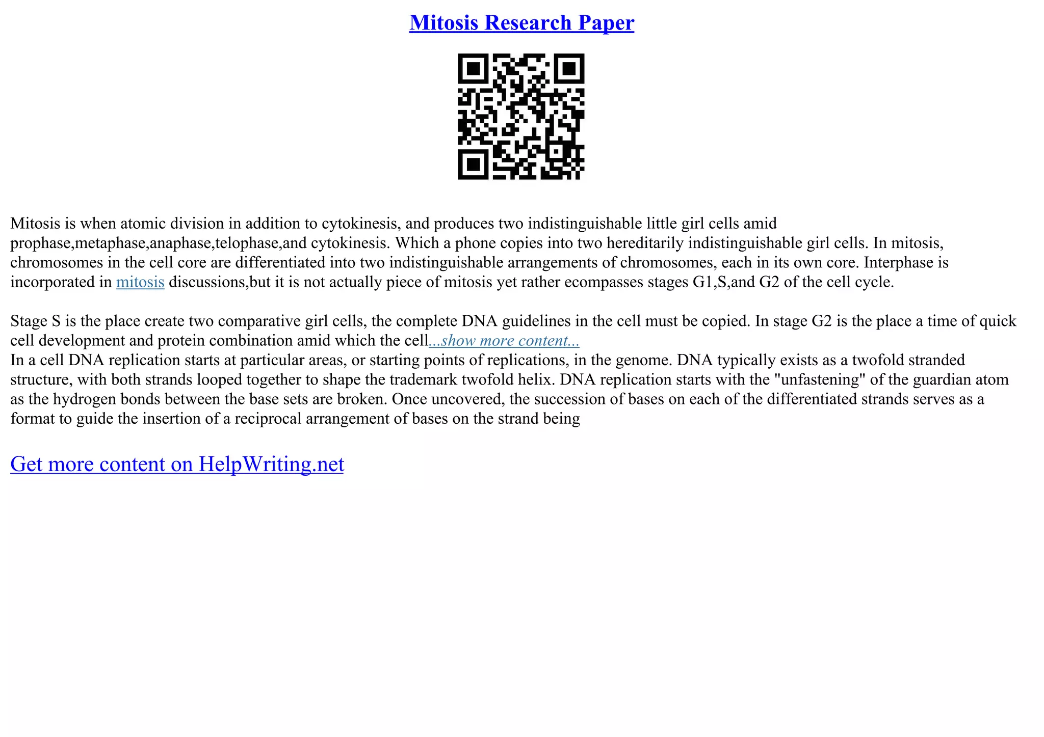 Observing Mitosis | PPT