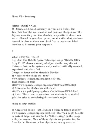 Observing the Sun’s Position and MotionBig Idea Sky objects h.docx