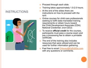 Observing Young Children | PPTX