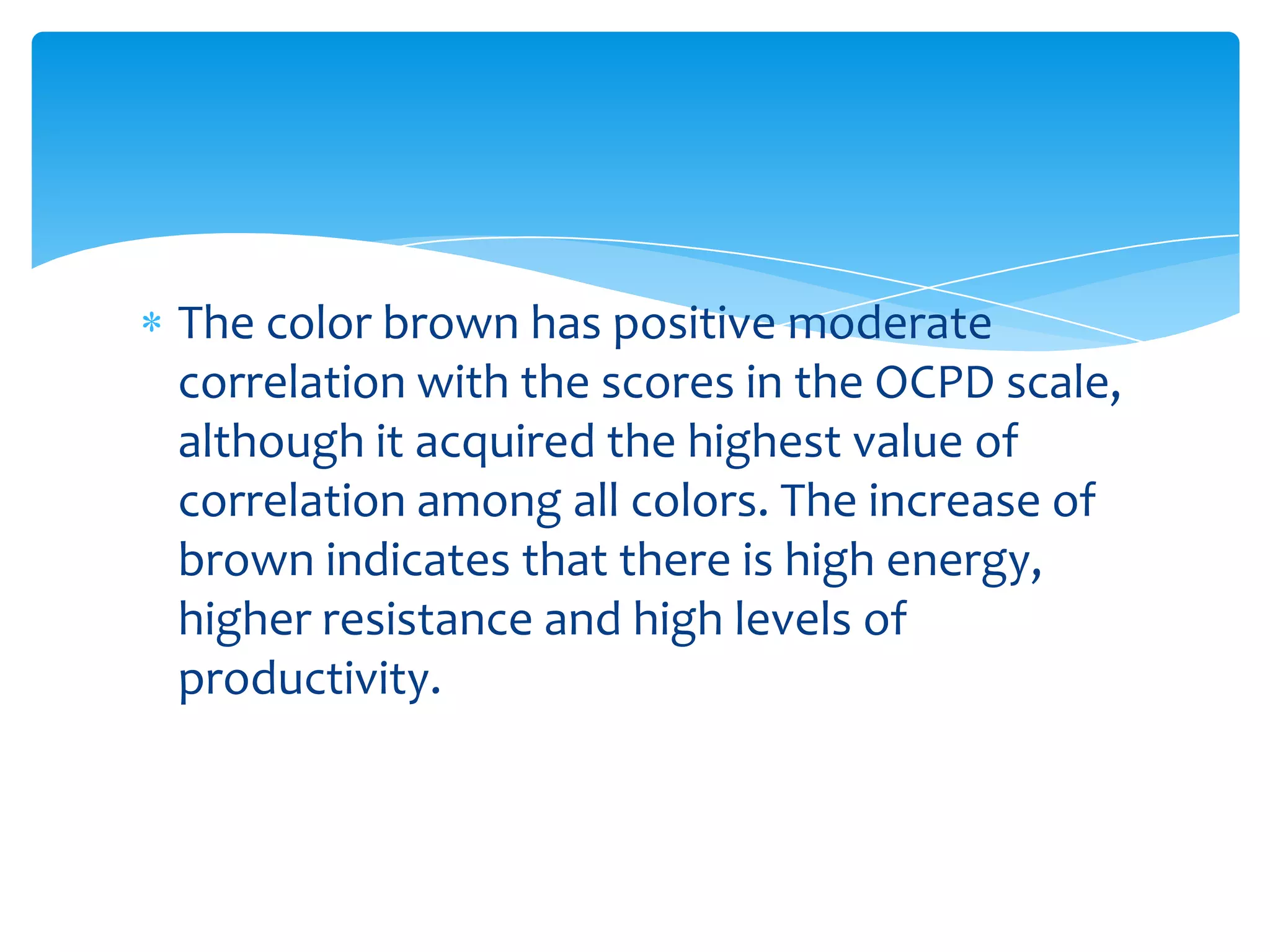 Obsessive compulsive personality scale | PPTX