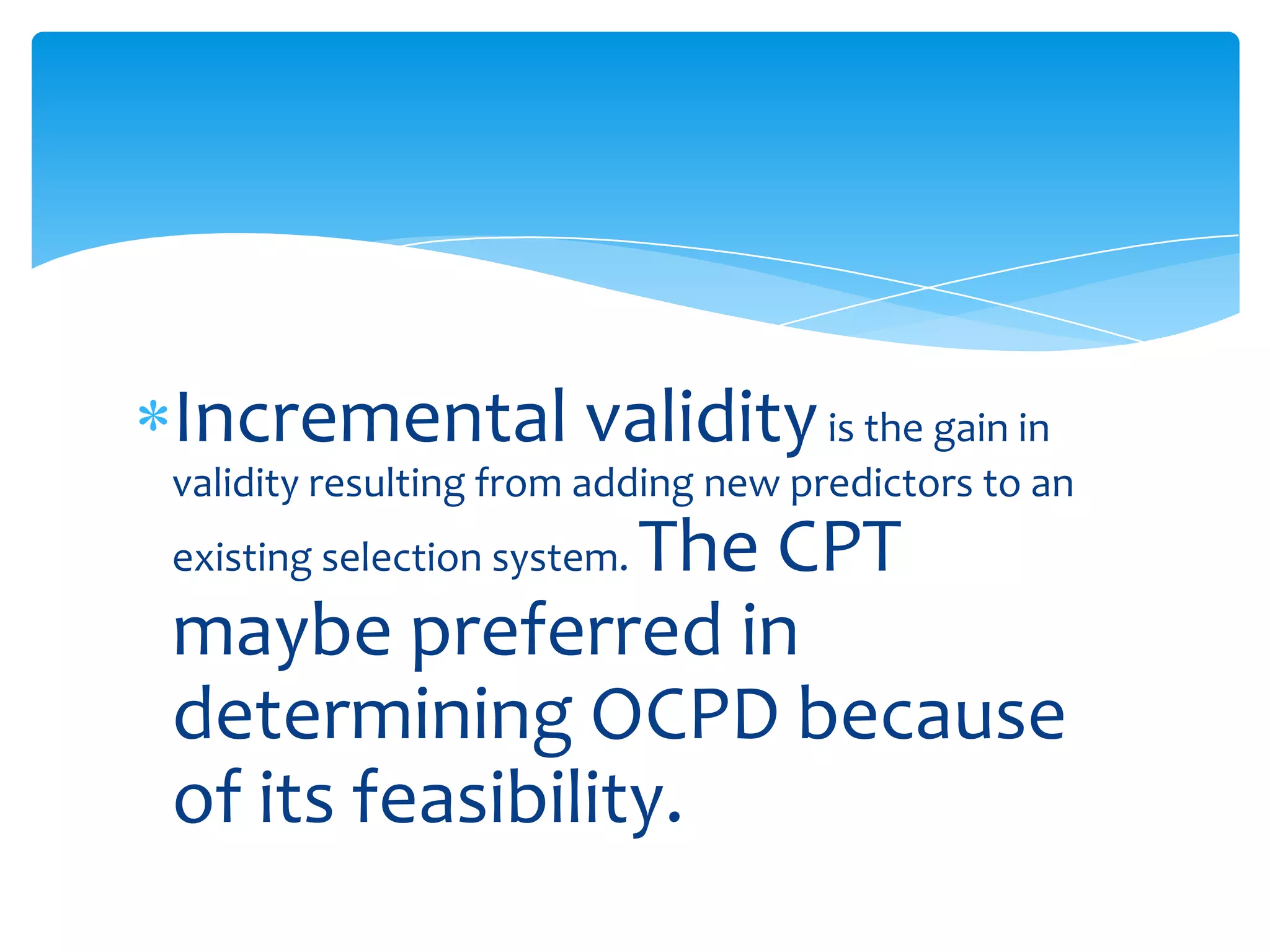 Obsessive compulsive personality scale | PPTX