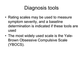 Obsessive compulsion disorder | PPT | Mental Health | Diseases and ...
