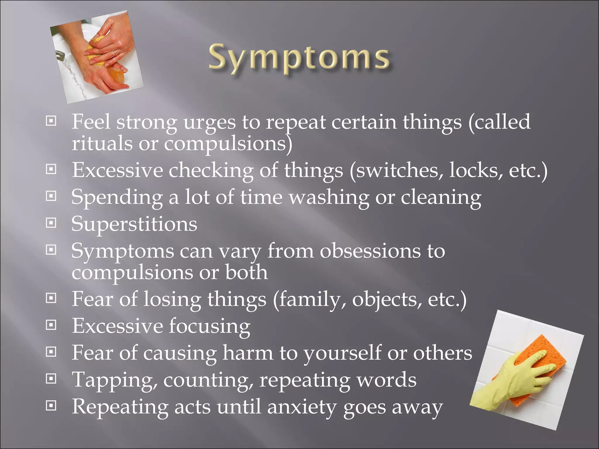 Obsessive Compulsive Disorder | PPT