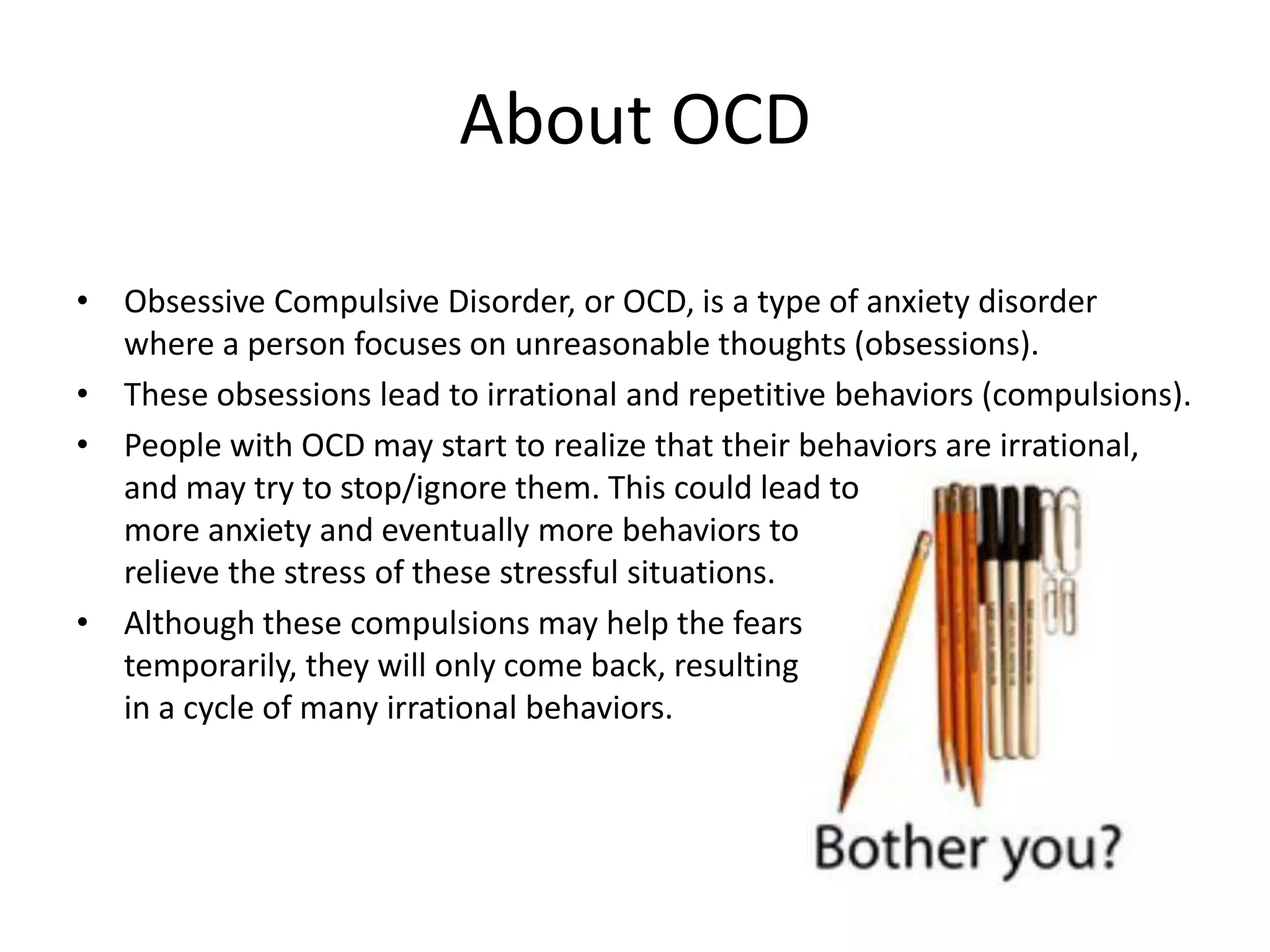 Obsessive Compulsive Disorder | PPTX