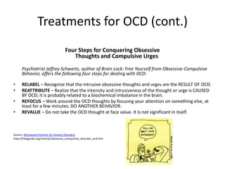 Obsessive Compulsive Disorder | PPTX
