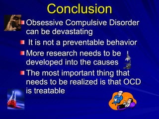 Obsessive Compulsive Disorder | PPT