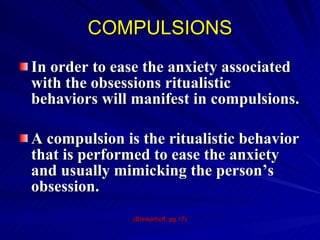 Obsessive Compulsive Disorder | PPT